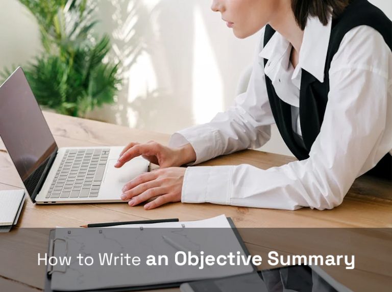 Learning the Art of How to Write an Objective Summary